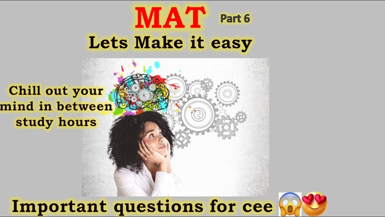 MAT for CEE day 6 - YouTube