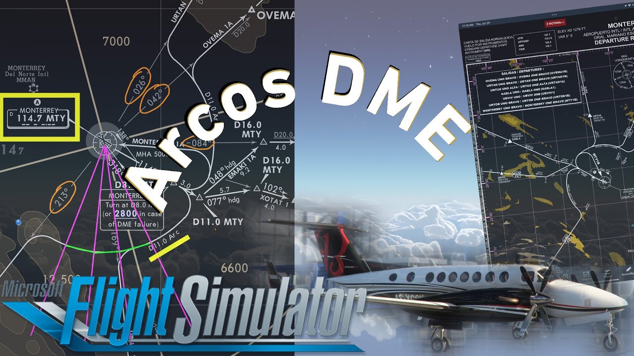 🛩️ Cómo Realizar Arcos DME en Microsoft Flight Simulator | Tutorial ...