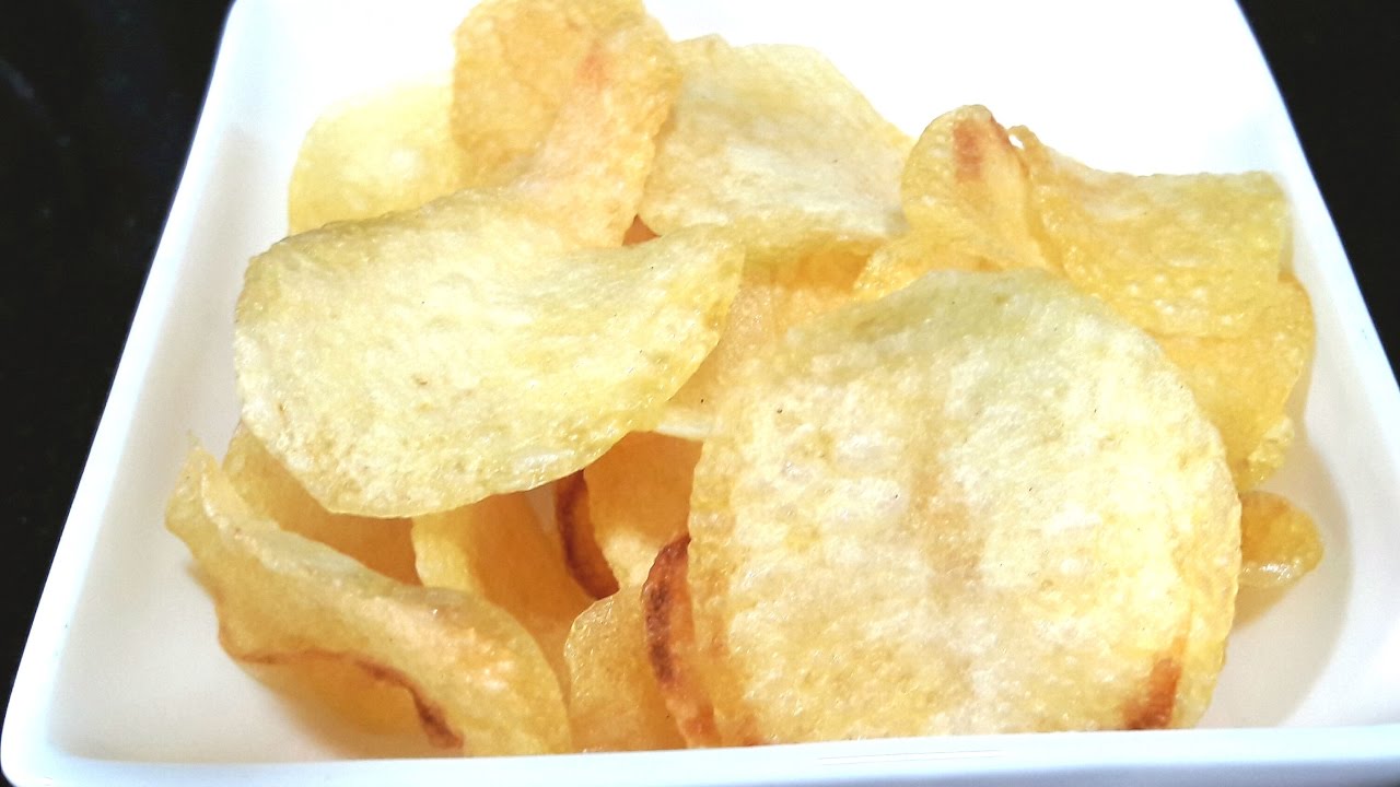 Crispy and Easy home made Potato Chips - YouTube