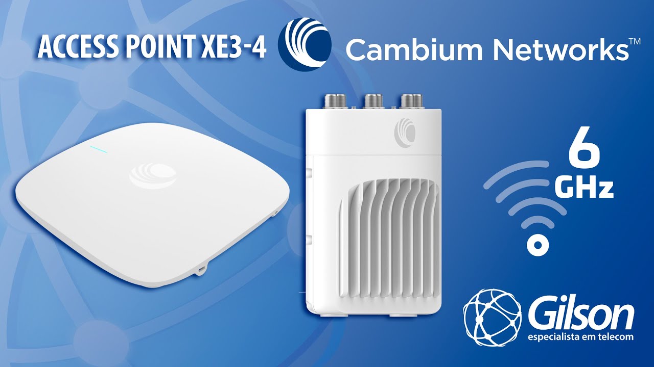 Access Point Wi-Fi 6/6E Cambium XE3-4 (datasheet modelos indoor e ...