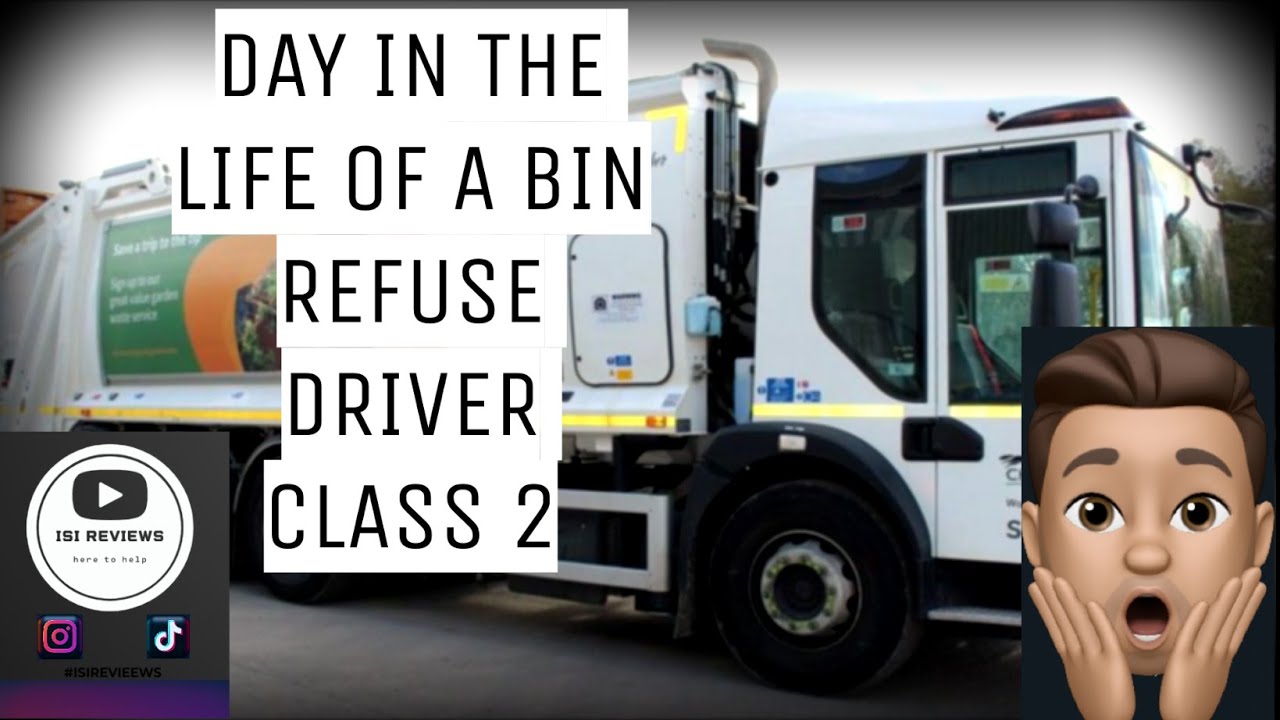 #HGV VLOG EP 3# (bin lorry refuse driver class 2 REVIEW) during storm ...