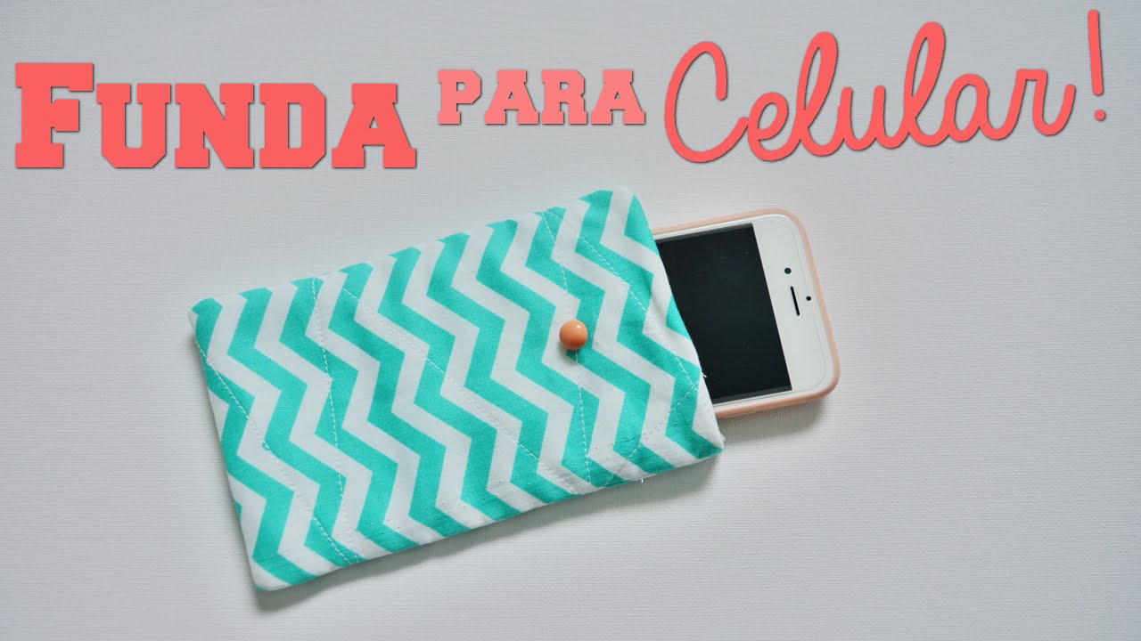 DIY - FUNDA PARA CELULAR FACIL! - TUTORIAL | Danii's Ways ♡ - YouTube