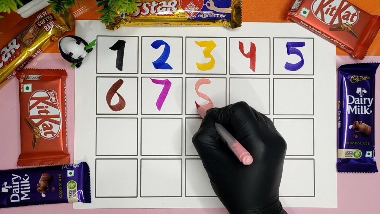 12345678910 counting numbers | 123 song | counting numbers for kids ...