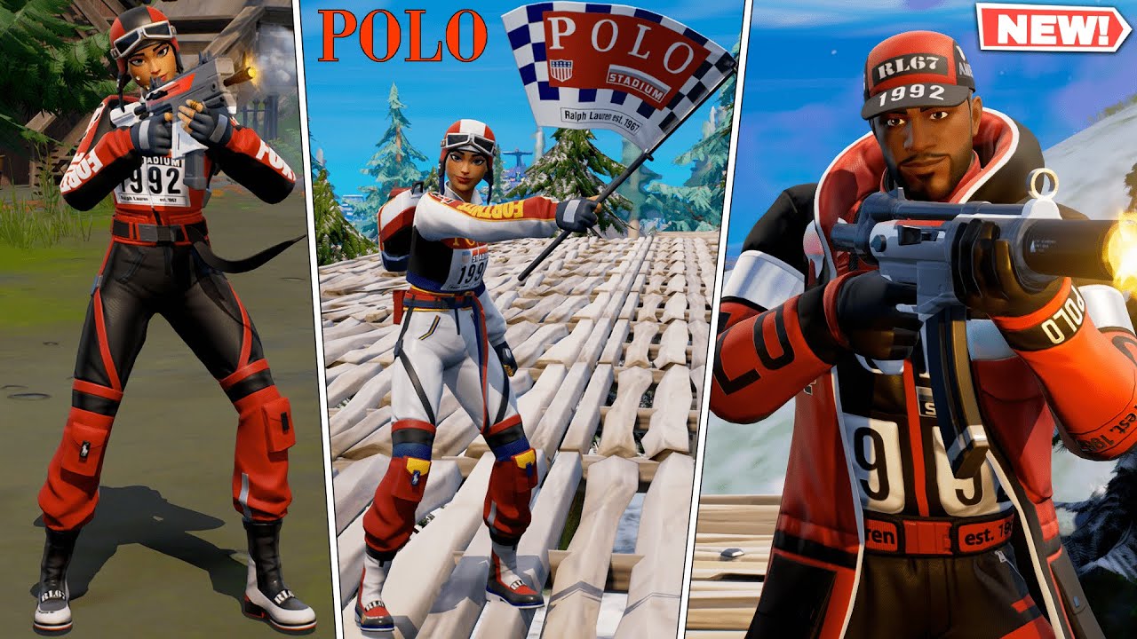 Fortnite X POLO Ralph Lauren Skins Gameplay ! (+ Victory Colors Free ...