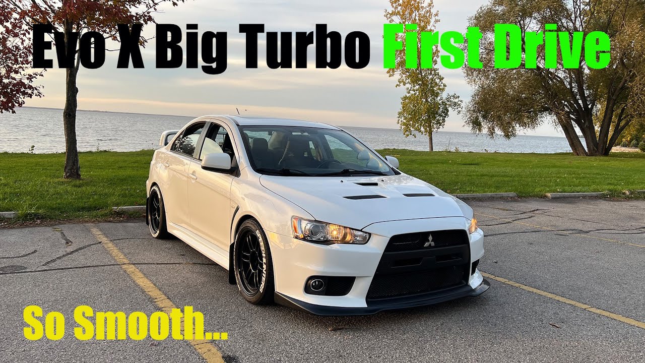 Evo X Big Turbo First Drive - YouTube