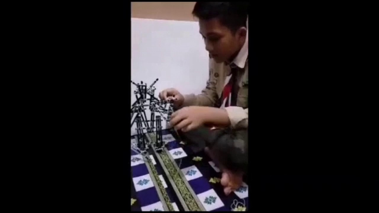 Membuat Pionering Miniatur Robot Pramuka - YouTube