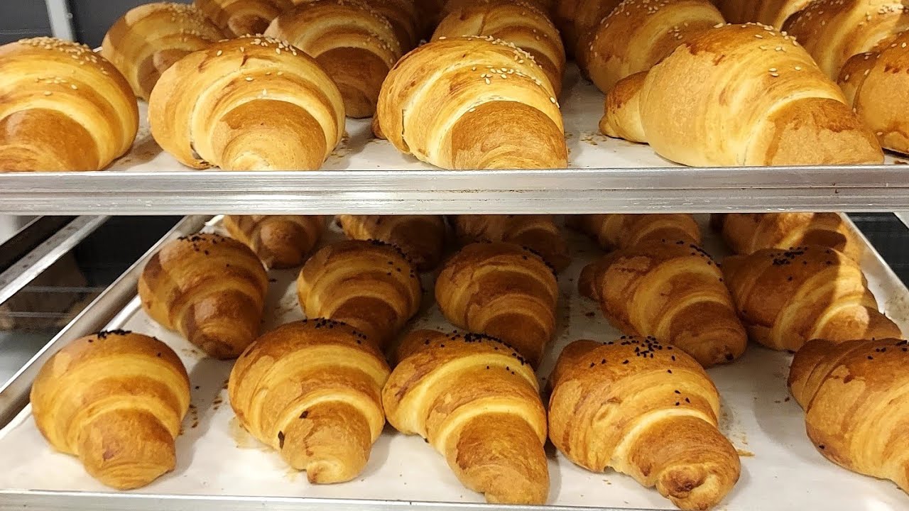 making croissant full process #supershop #croissant #bread #bakery # ...
