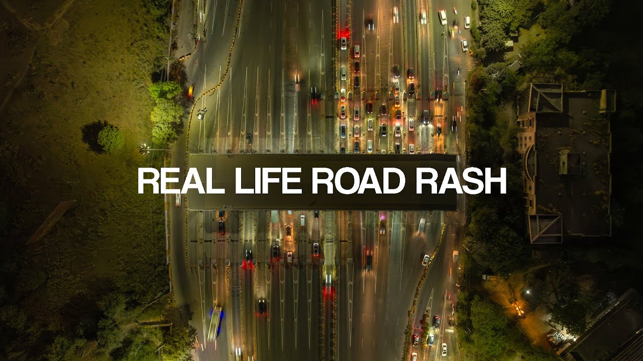 Gurgaon Manesar Toll Plaza in Drone view | 4K video during Lunar ...