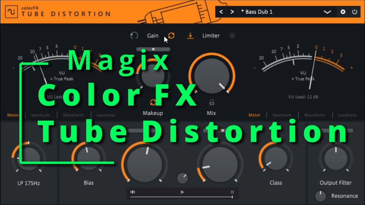 Magix Color FX : Tube distortion tests ! - YouTube