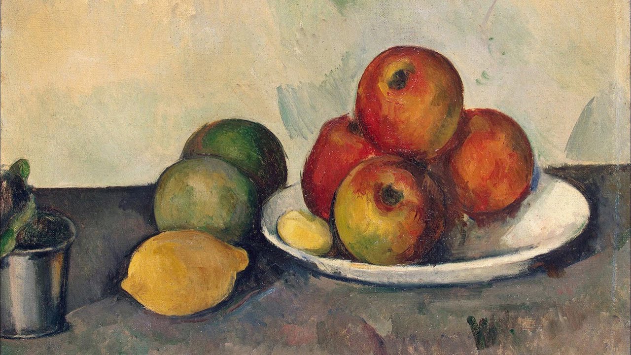 How to paint Cézanne's Apple, copy the painting process of ...