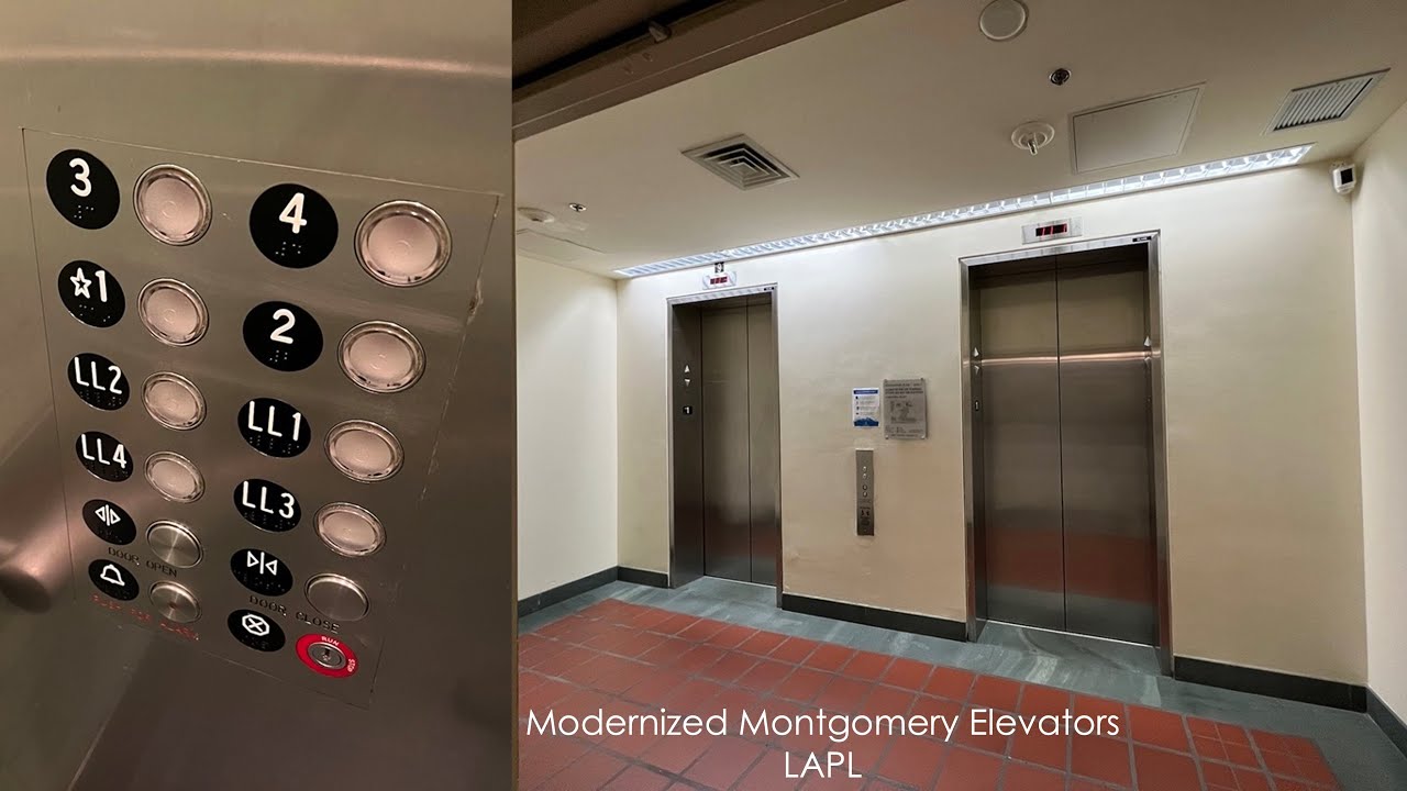 Modernized Montgomery Tower Elevators at Central Library in Downtown ...