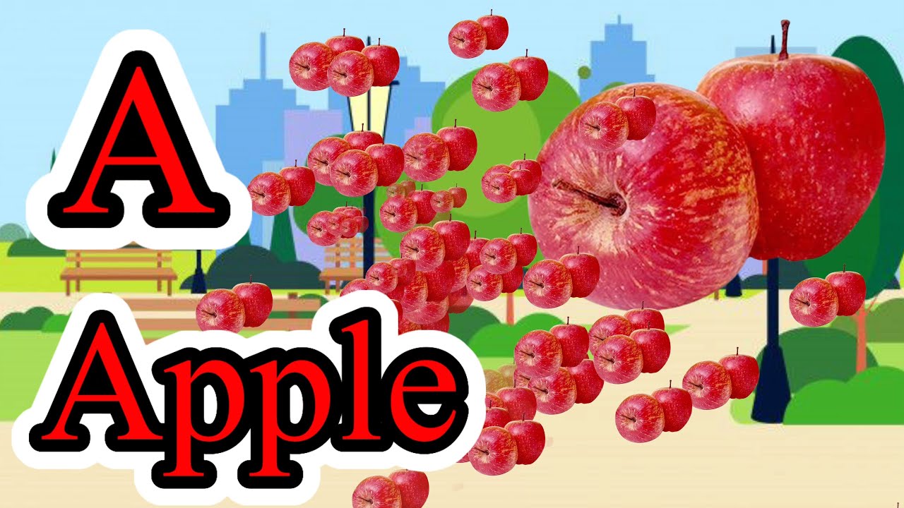 Phonics Song for Toddlers | A for Apple | Phonics Sounds of Alphabet A ...