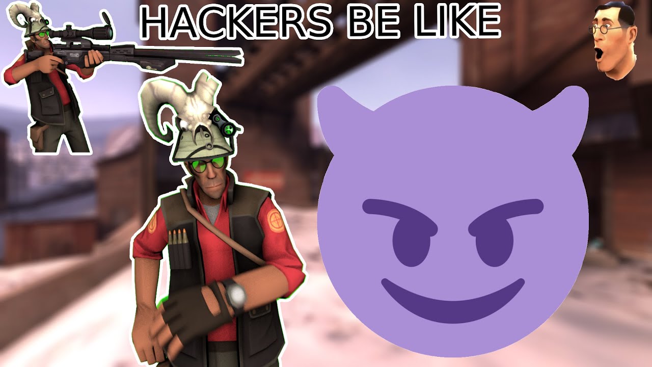 TF2: A Day In The Life of Festive Hitman (Aimbot Hacker) - YouTube