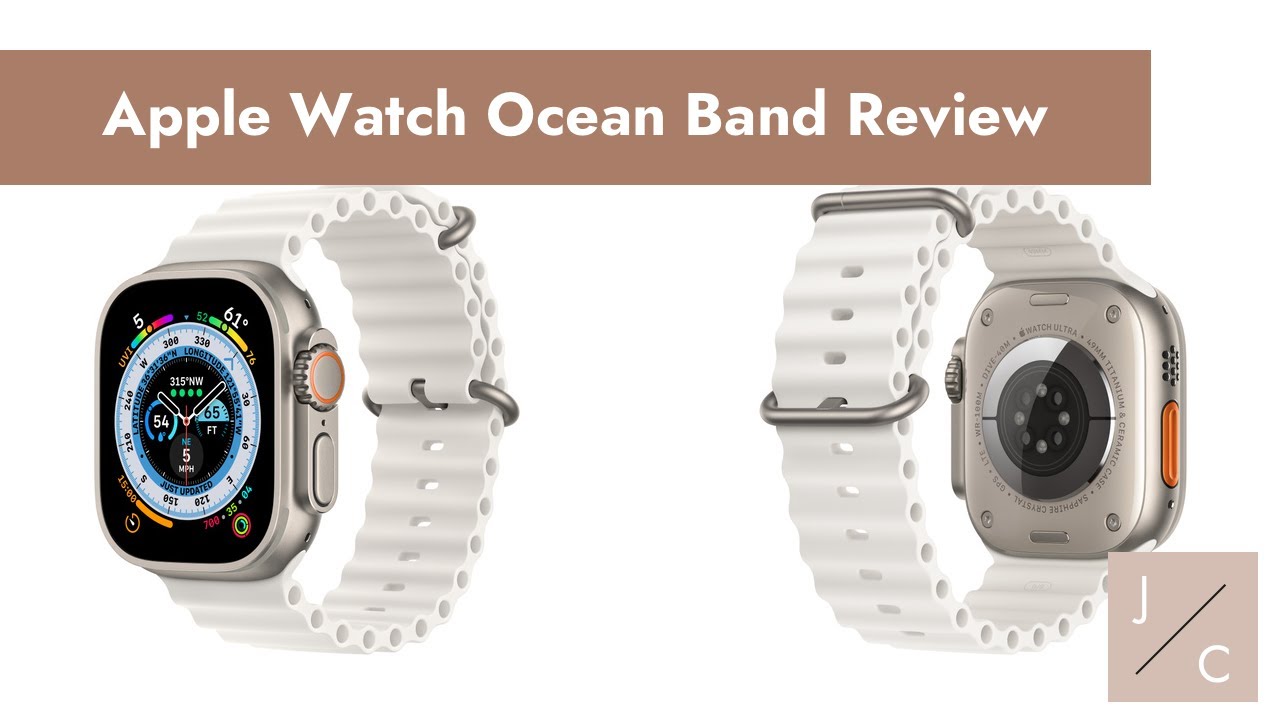 Apple Ocean Band in White for Apple Watch - YouTube