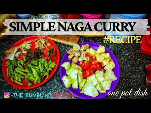 Simple Naga Curry Recipe | Dry Fish And Mix Veggies Curry | Nagaland ...