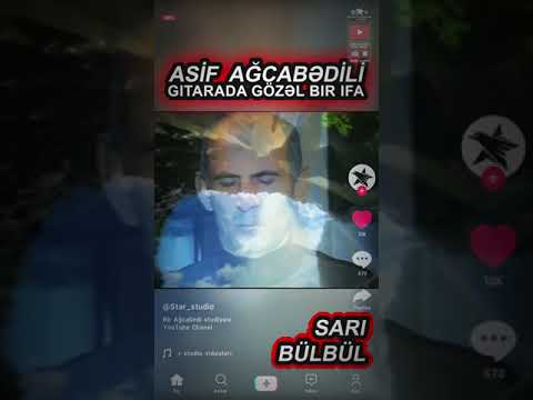 Gitarada gözəl bir ifa Asif Ağcabədili   gitarada Sarı BülBül   gitar music   asif agcabedi   музыка