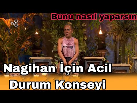 Survivor Nagihan İçin Acil Durum Konseyi Serenaya Saldırdı Kolunu Kırdı Diskalifiye Şoku
