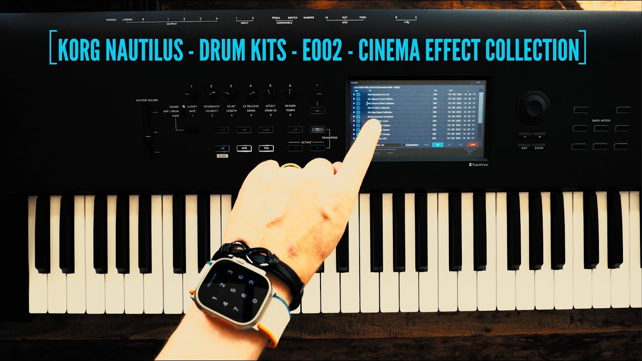 HIDDEN KORG NAUTILUS SOUND EFFECTS PT. 2 of 5 | E-2 Cinema FX ...