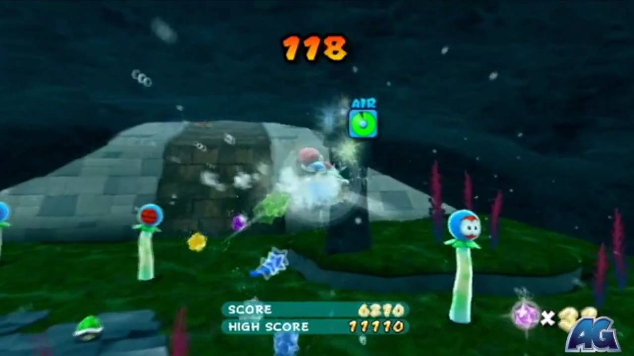 Super Mario Galaxy 2 - Slimy Spring Galaxy - The Chimp's Coin Challenge ...