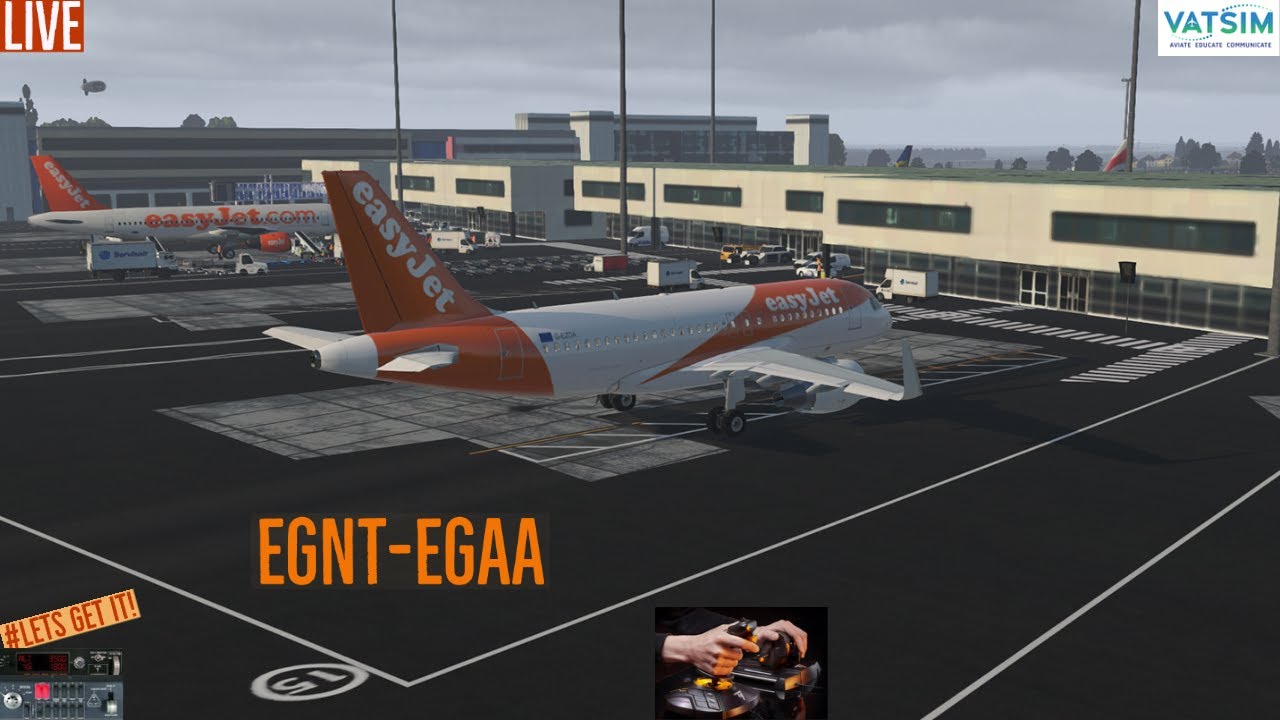 Home Cockpit A319 Setup! LIVE on Camera | Deer inside EGAA Gate? - YouTube