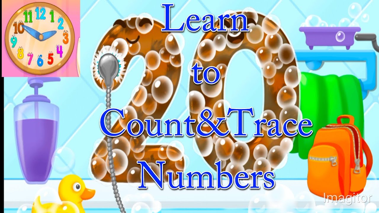Save The Numbers | Write Numbers 1 to 20 - Learn to Count & Trace ...