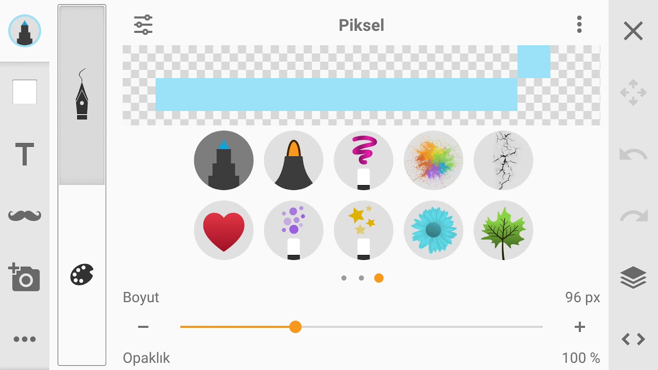 How to draw Pixel Art in Sony Sketch - YouTube
