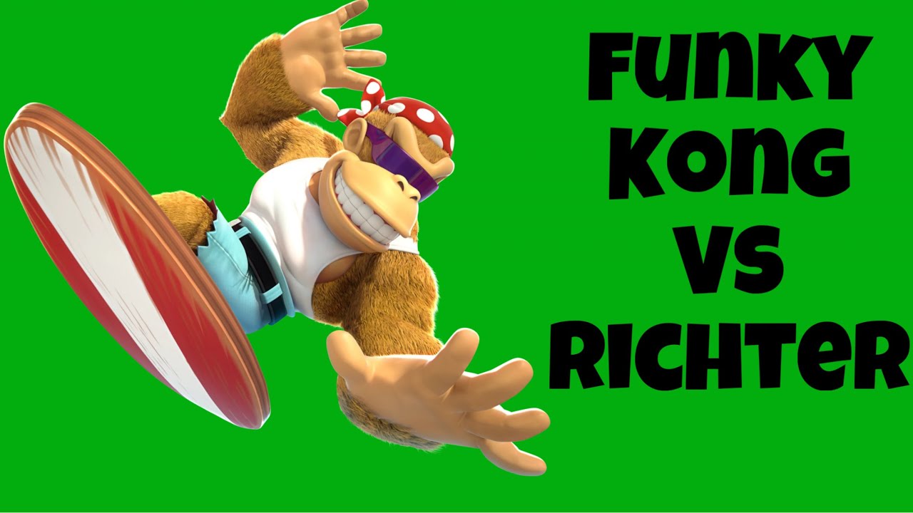 Super Smash Bros Ultimate - Funky Kong vs Richter (SSBU) - YouTube