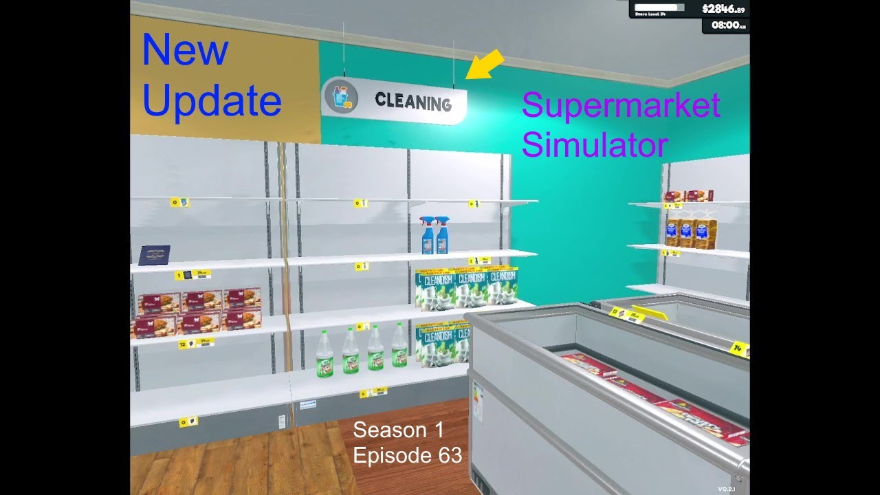Supermarket Simulator | New Update | Signs To Hang On Ceiling ...