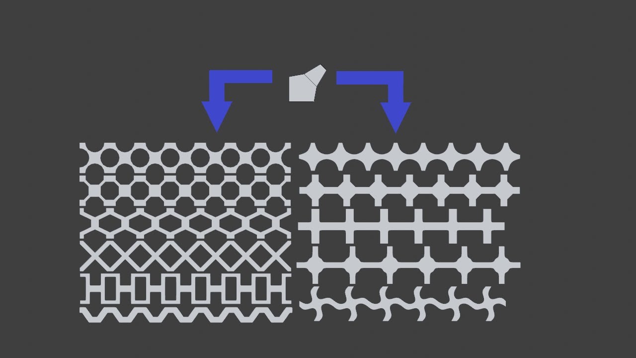 Creating various hole patterns on a cylinder in Blender - YouTube