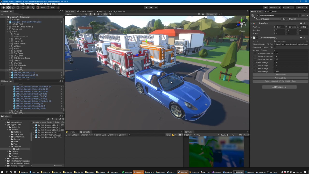 Automatic Unity LOD Creation in 2 clicks - YouTube