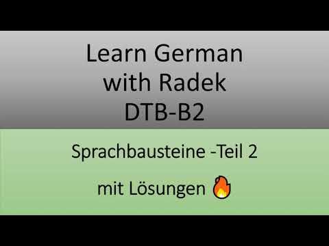 Telc B2 Beruf Sprachbausteine Teil 2 mit Lösungen - YouTube