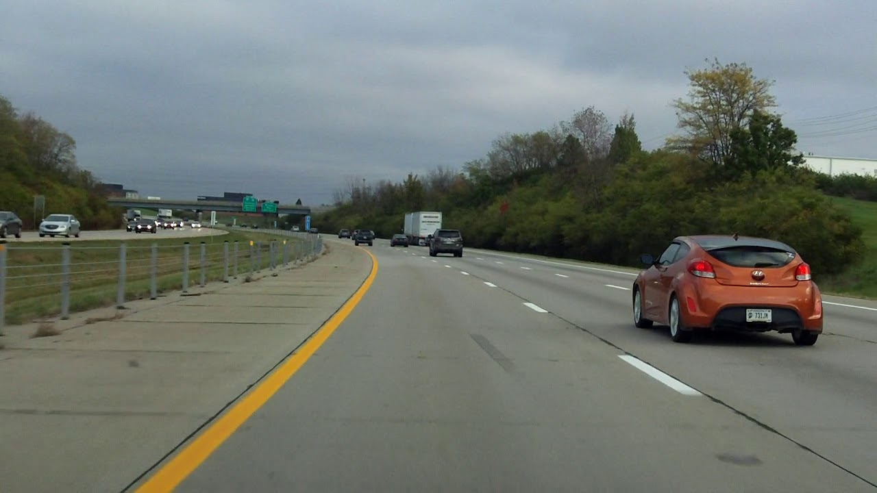 Cincinnati Beltway (Interstate 275 Exits 8 to 1) eastbound/outer loop ...