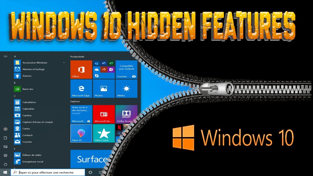 Windows 10 Hidden Features You Didn't Know Existed! 2019 Windows 10 pro ...