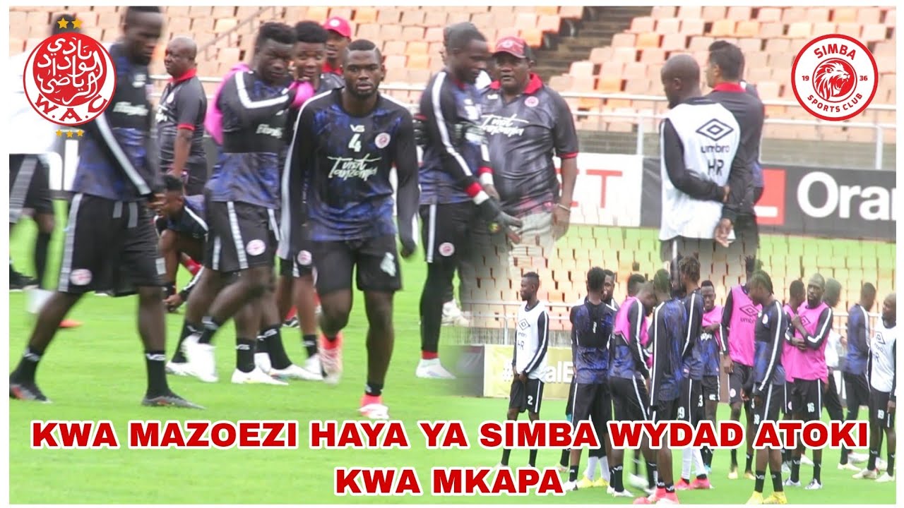 🔴#live MAZOEZI YA MWISHO YA SIMBA KUJIANDAA Vs WYDAD CASABLANCA SIMBA ...