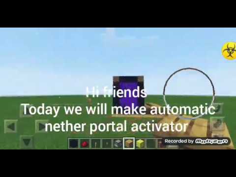 How to make automatic portal activator - YouTube