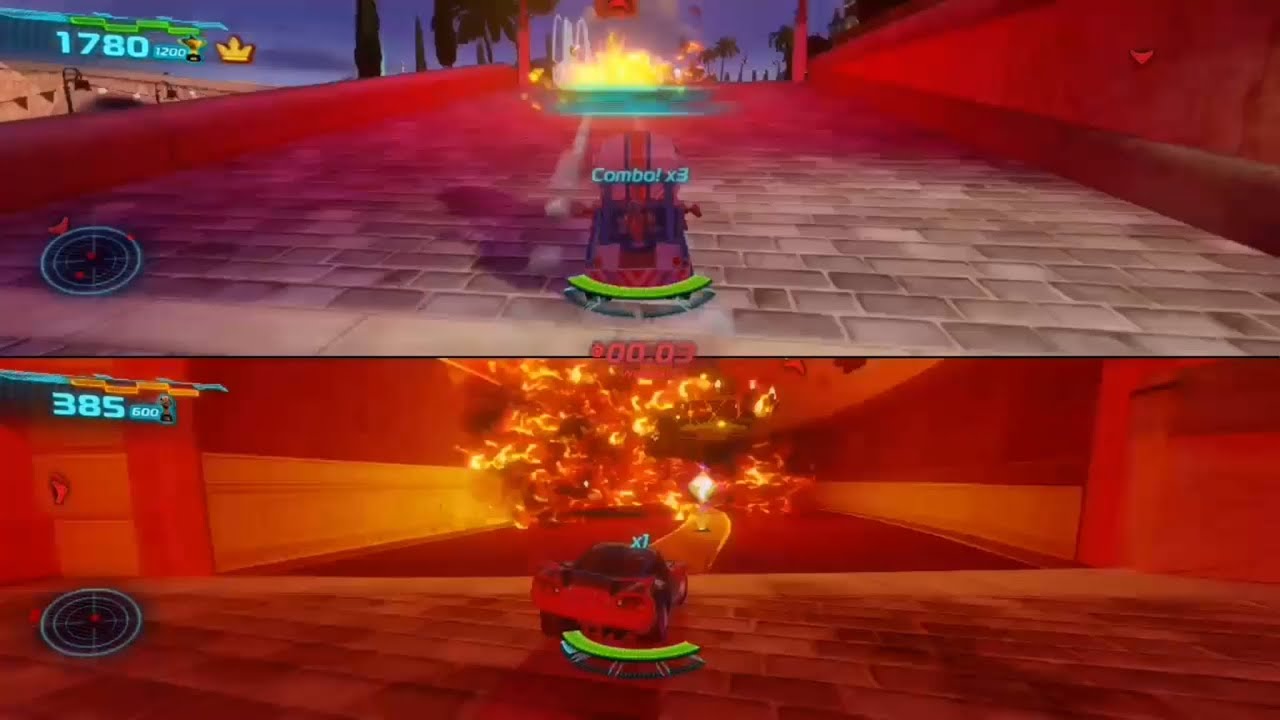 Cars 2 The Video Game Mater the Greater and Daredevil Lightning all the ...