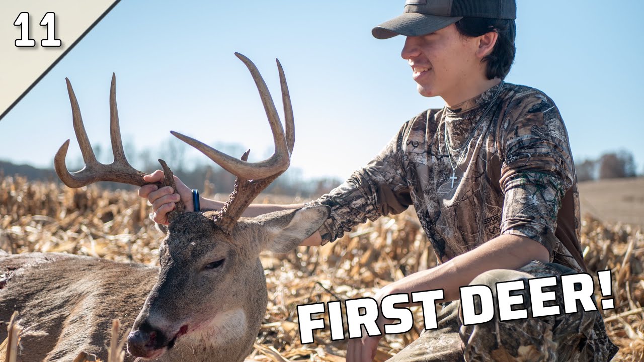 FIRST Buck & First Deer With A BOW!! (Self Filmed!!) - YouTube