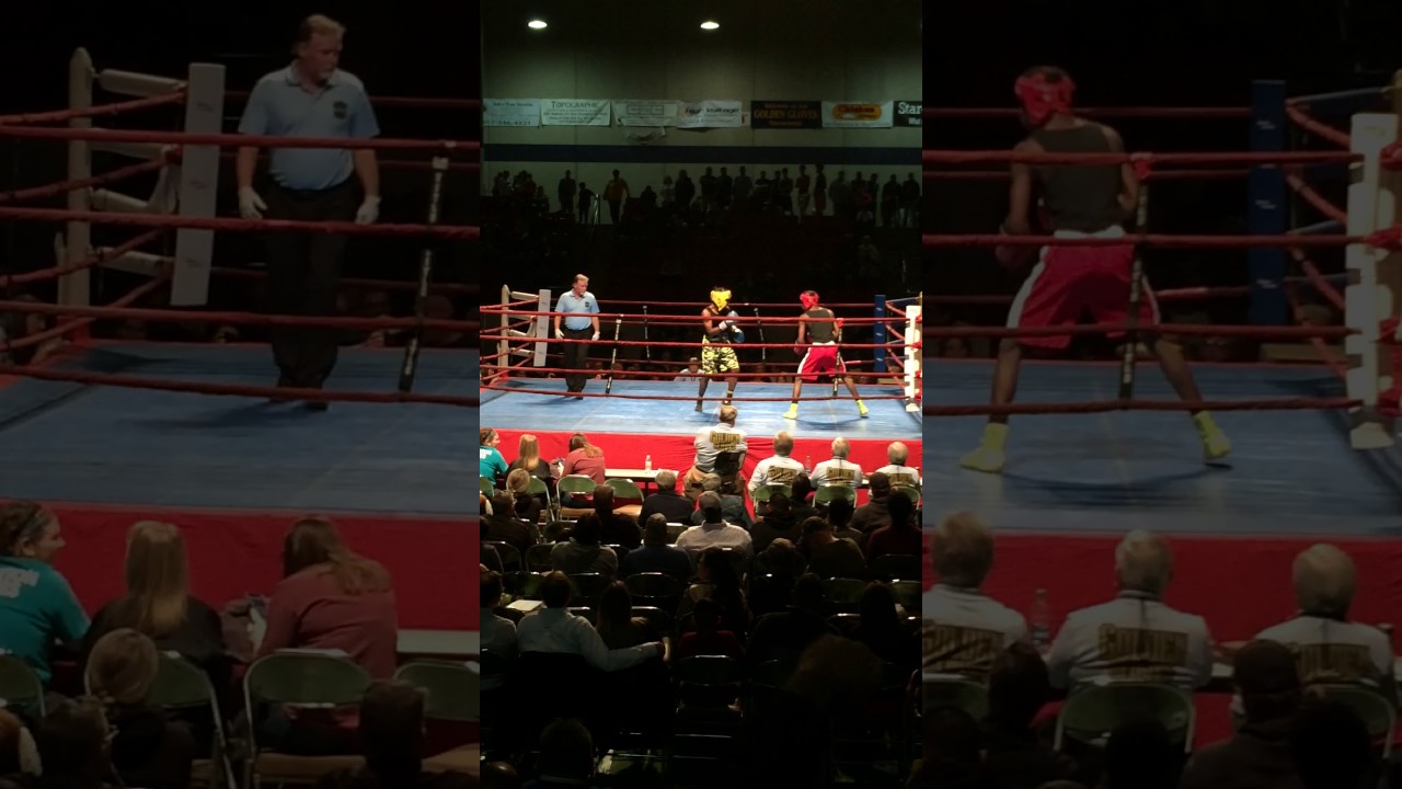 Jabs carter vs Jordan pace golden gloves 2017 round 1 - YouTube