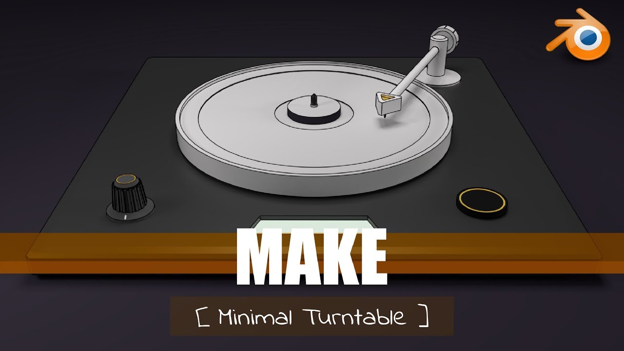 Minimal Record Player Workflow/Speedmodel - YouTube