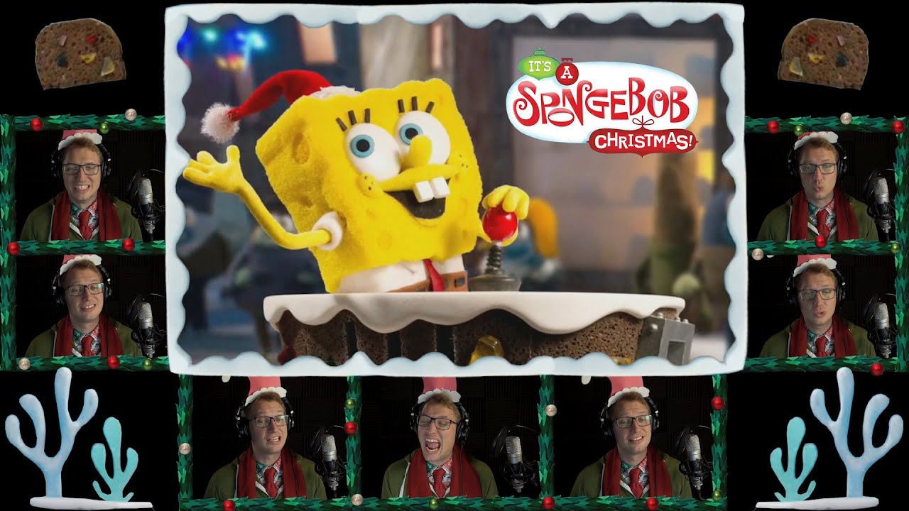 "Santa Has His Eye On Me" Acapella Cover 🎄 | SpongeBob (Lyric Video ...