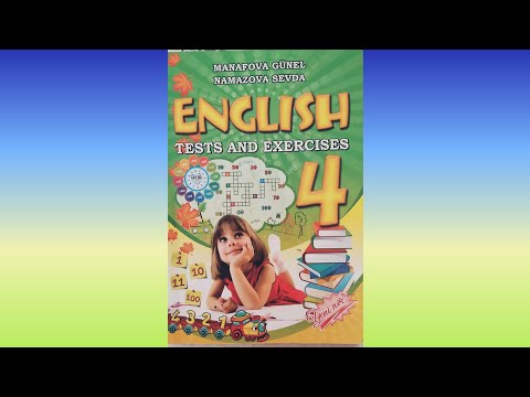 Ingilis dilindən 4 -cü sinif test vəsaitinin izahı. ( səh 30)
