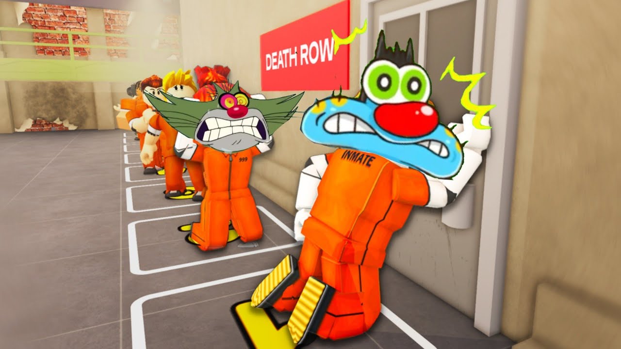OGGY AND JACK PLAYING DEATH ROW GAME IN ROBLOX - YouTube