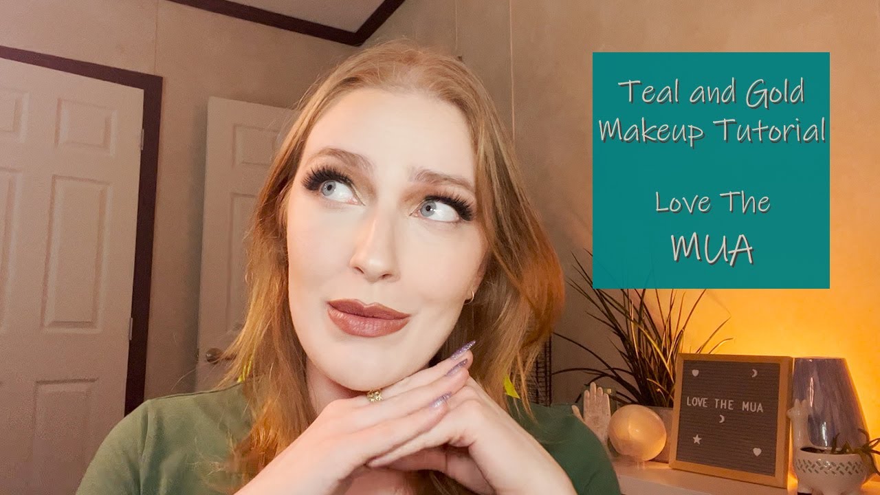 Wander Beauty Wandress' Escape Aqua and Gold Eyeshadow Tutorial | Love ...