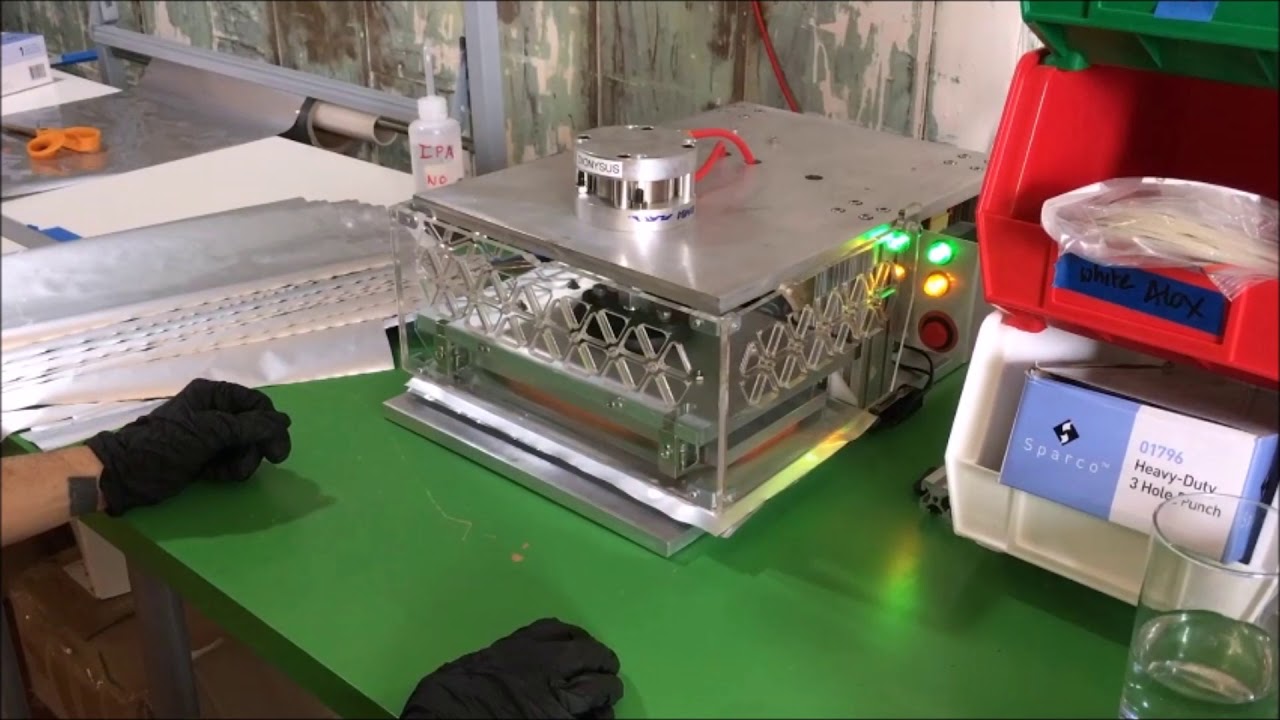 Custom Pouch Assembly Process - YouTube