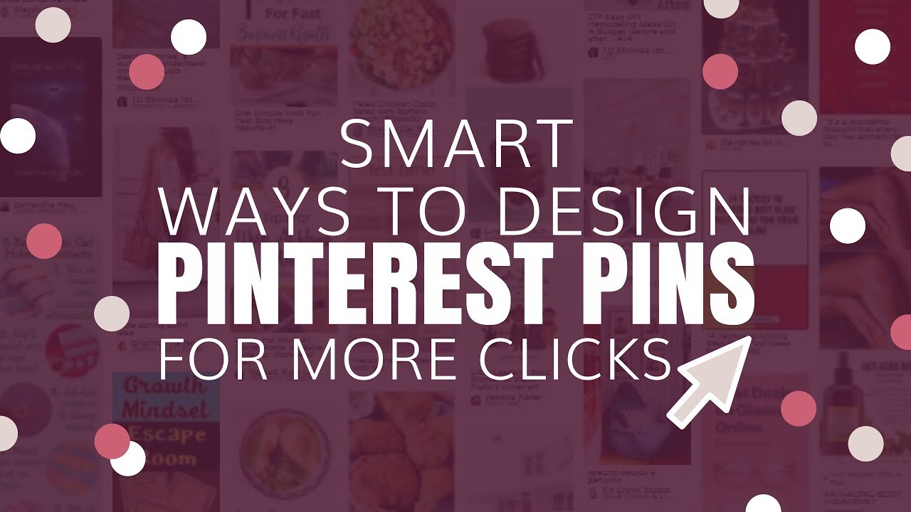 5 Smart Pinterest Pin Design Ideas for more traffic and clicks - YouTube