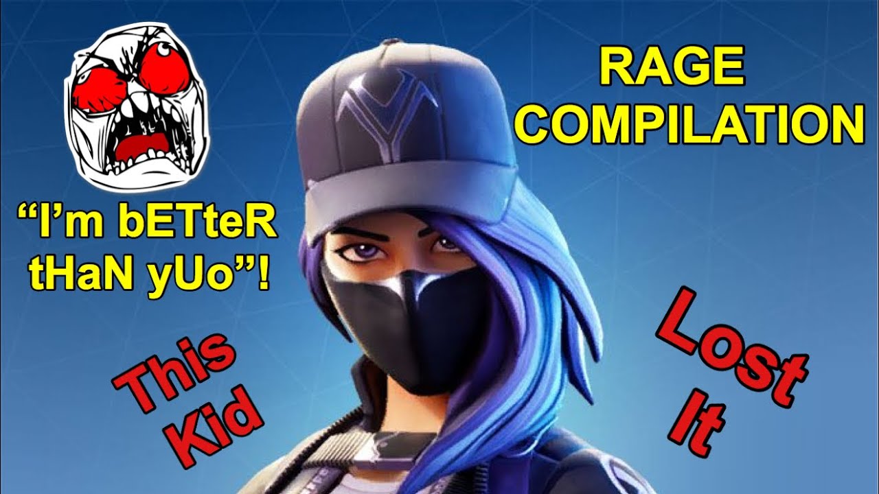 * RAGE COMPILATION *-Fortnite mobile player makes (CONSOLE & PC) kids ...