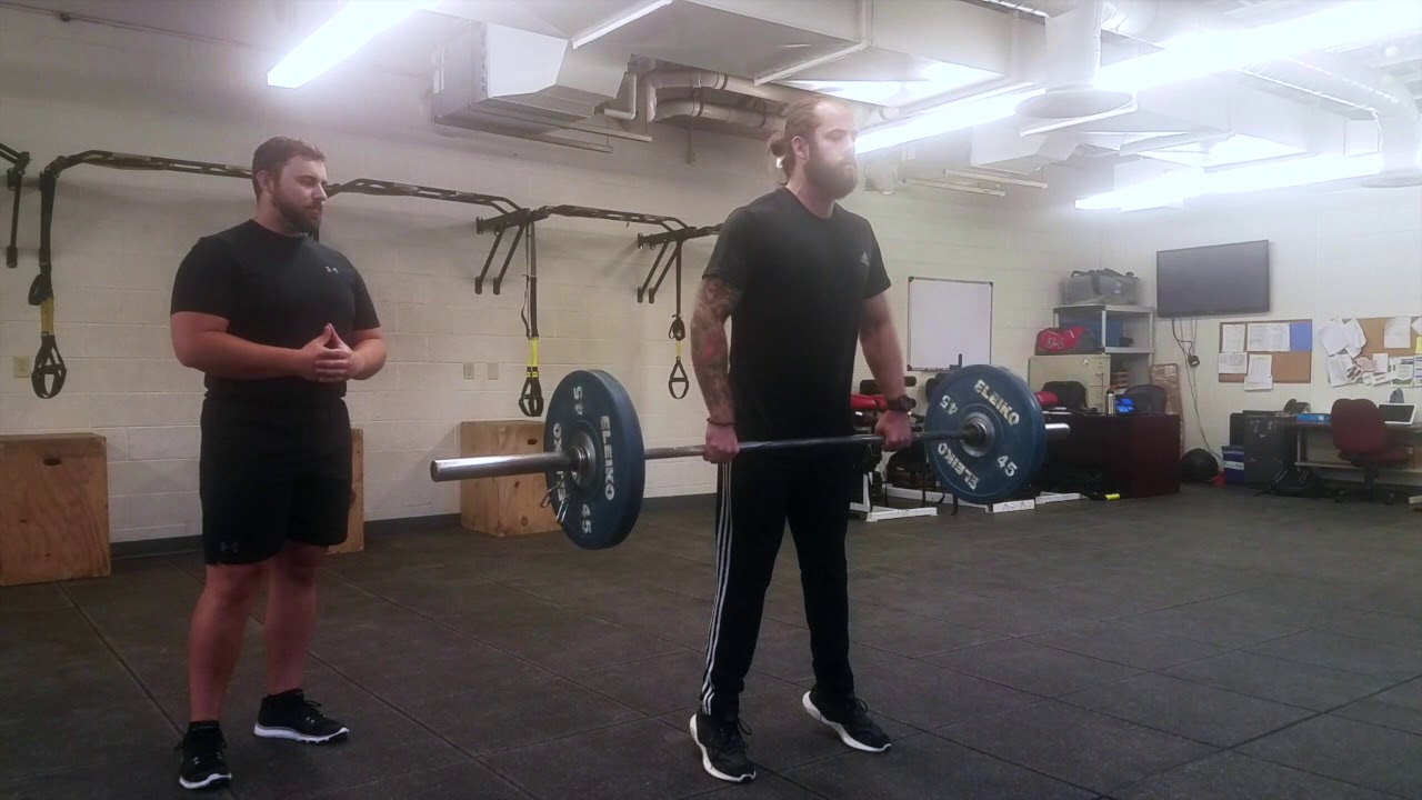 Barbell Power High Pull - YouTube