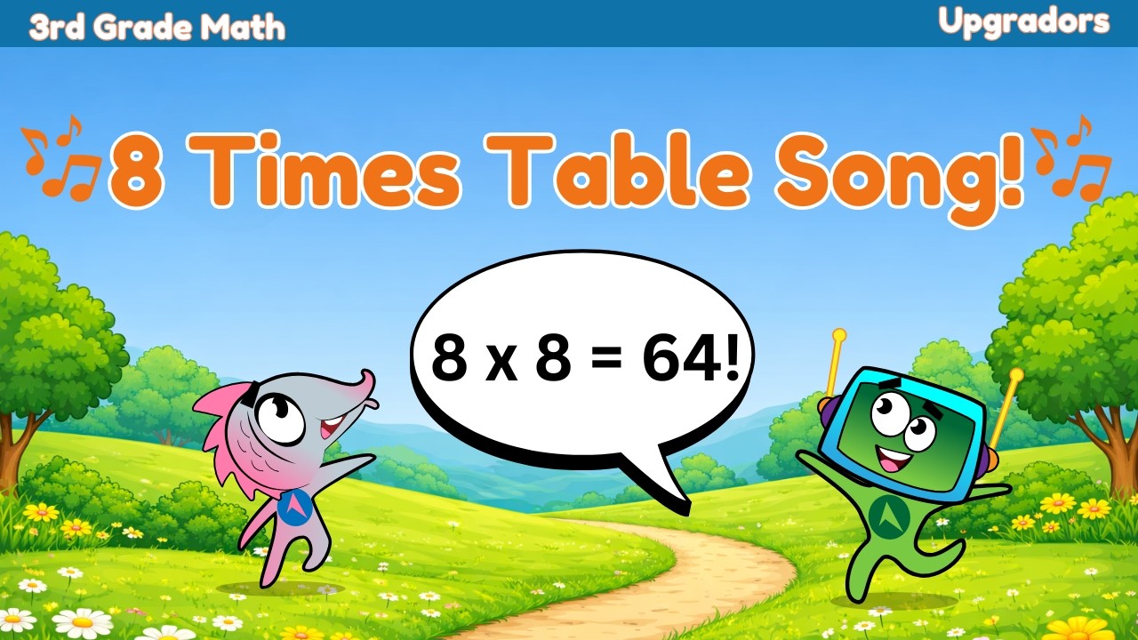 8 Times Table Song 🎶 | Learn Multiplication by 8 with Music - YouTube