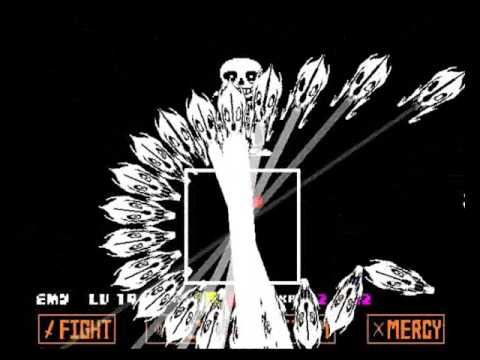 Undertale - Sans Boss battle (Genocide Run) - YouTube