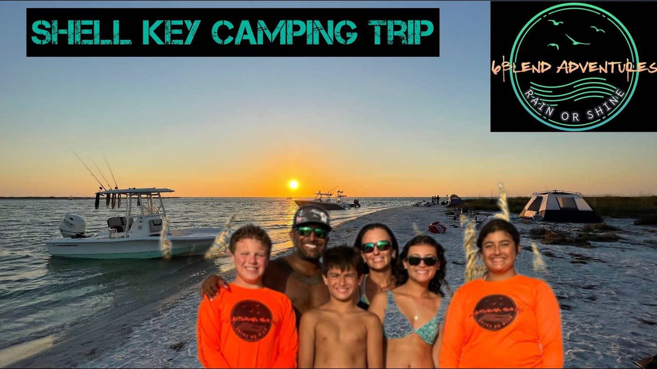 Beach Camping Adventures on Shell Key | Labor Day 2022 - YouTube